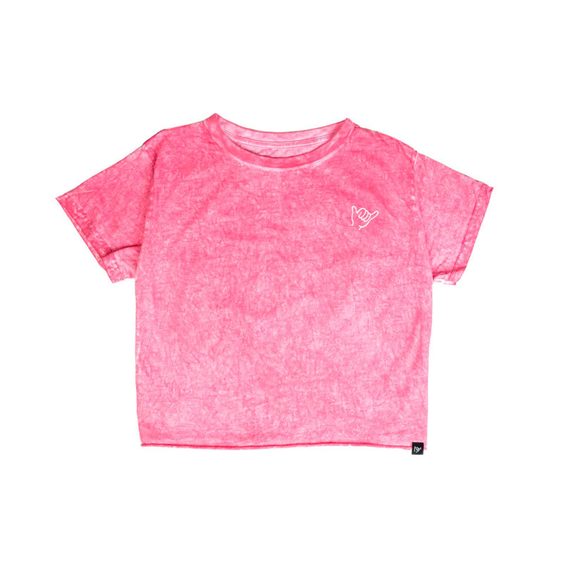 Playera GUD LIFE Crop Top Rosa