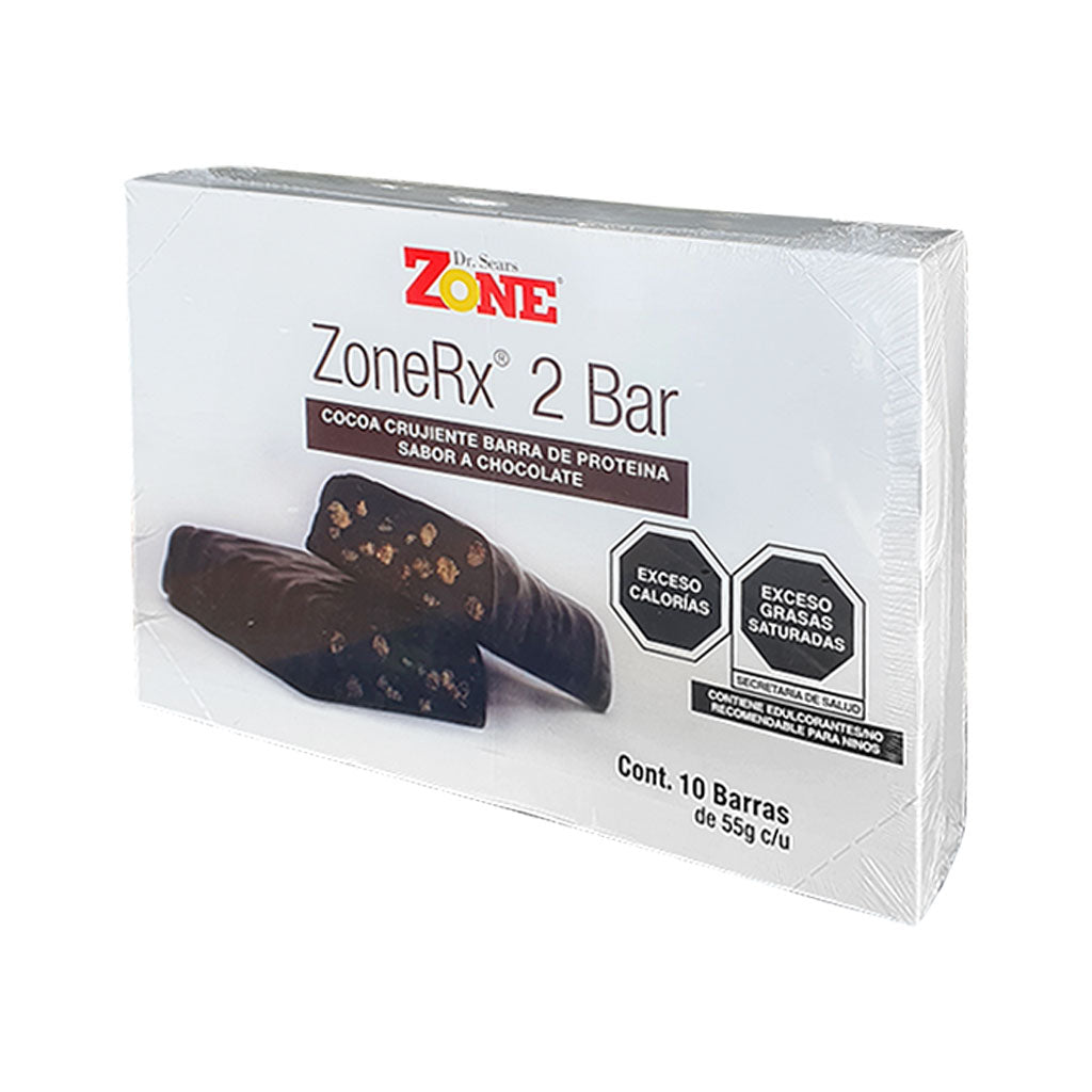 Barra Zone Rx2 de Chocolate / Dr. Sears Zone / Presentación individual