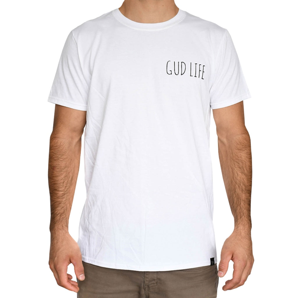 Playera GUD LIFE Blanca
