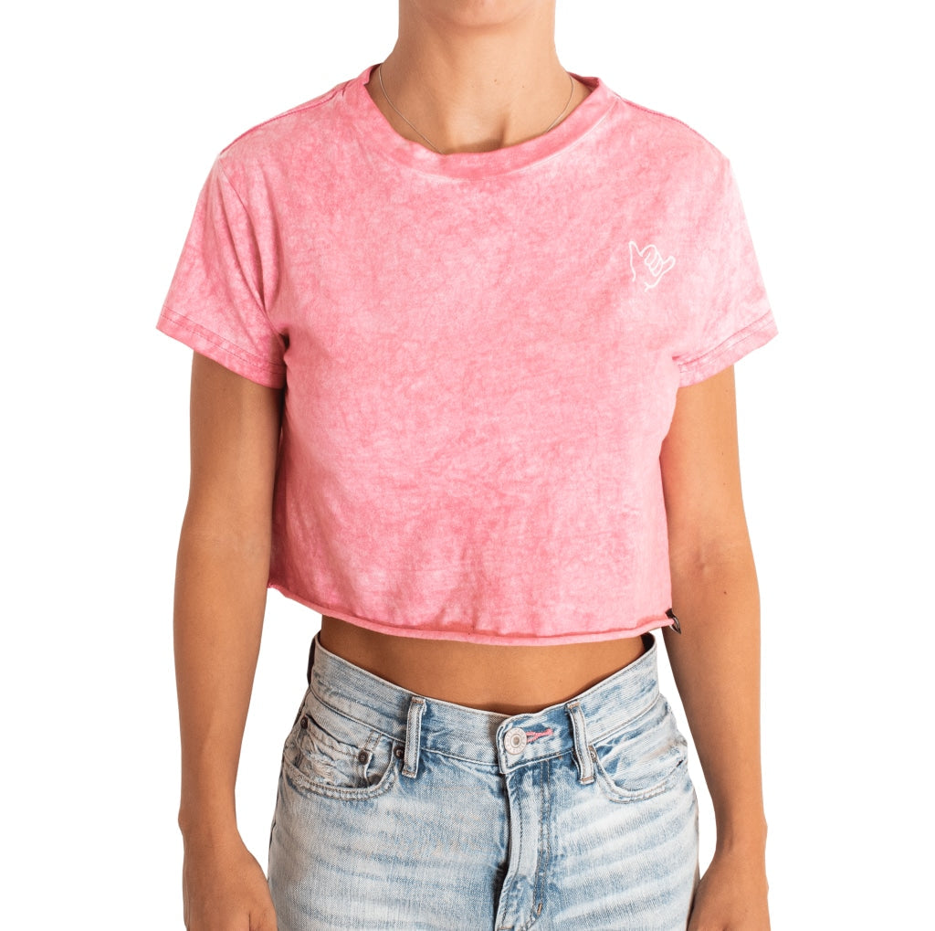 Playera GUD LIFE Crop Top Rosa